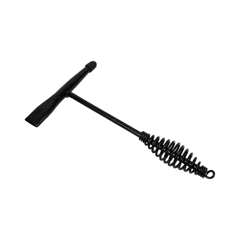 Welding chipping hammer with brush store